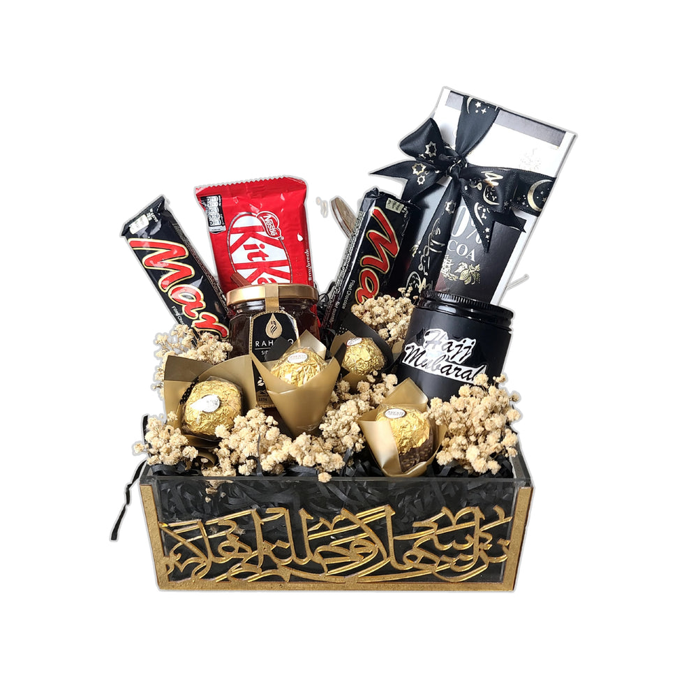 Hajj Blessing Acrylic Gift Box – Wrap & Roll