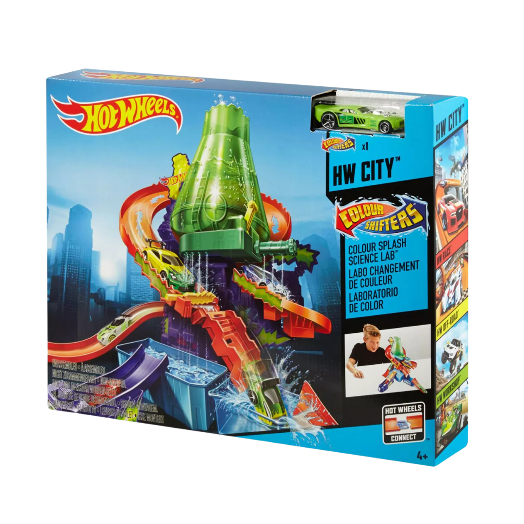 Hot Wheels - Color Splash Science Lab CCP76 – Wrap & Roll
