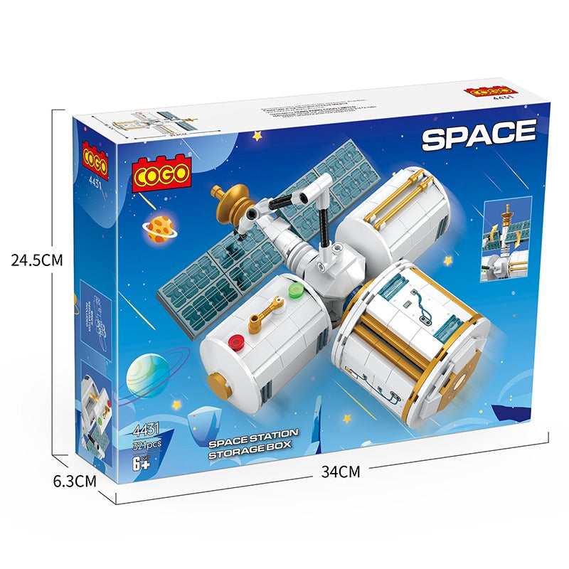 Cogo Space - Space Station Storage Box 4431 321pcs – Wrap & Roll