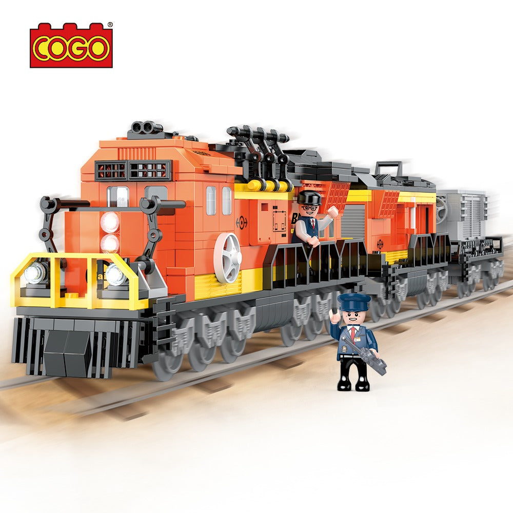 Cogo Classsic Train - Cargo Train 4203 635pcs – Wrap & Roll