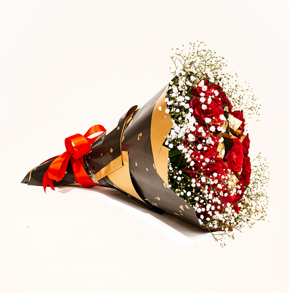 Red Roses Bouquet – Wrap & Roll